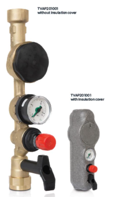 3/4" Tenant valve with insulating cover – westcoastmep