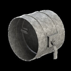 SINGLE BLADE BALANCING DAMPER - 150MM C/W 2M PULL CORD – westcoastmep