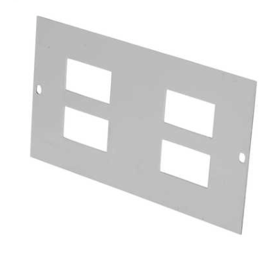 Electrak 4 Module Data Telecom Plate for Floor Box – westcoastmep