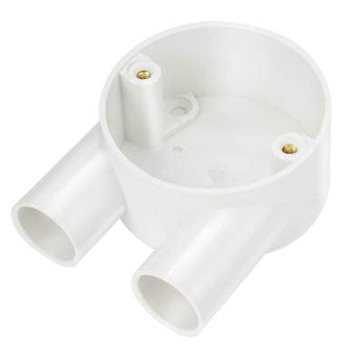 20mm PVC Conduit U Box White – westcoastmep
