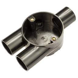 25mm PVC Conduit Y Box Black – westcoastmep