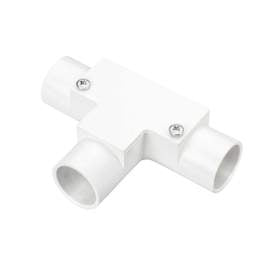 25mm PVC Conduit Inspection Tee White – westcoastmep