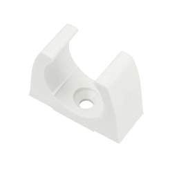 25mm PVC Round Conduit Clip White – westcoastmep