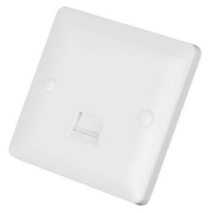 MK Base 1 Gang Secondary Telephone Socket White – westcoastmep