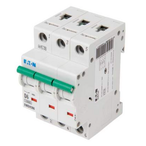 EMBH306 Eaton Memshield 3 6A Triple Pole 10kA B Curve MCB – westcoastmep